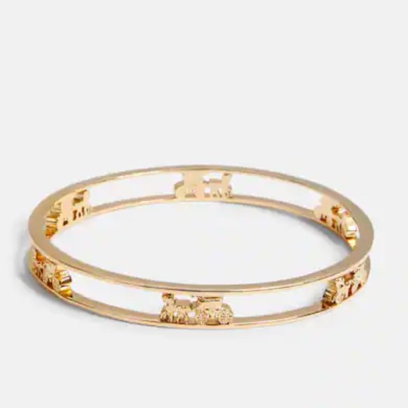 Coach | Jewelry | New Coach Horse And Carriage Bangle | Poshmark